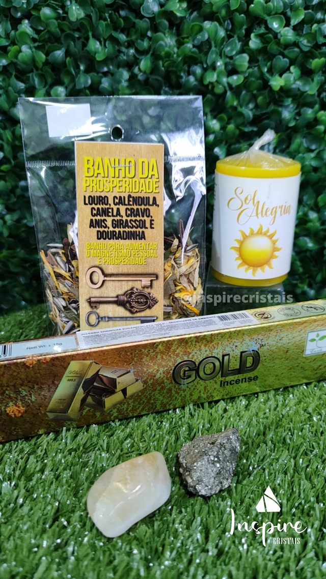 KIT RITUAL DA LUA CRESCENTE - PROSPERIDADE E ABUNDÂNCIA