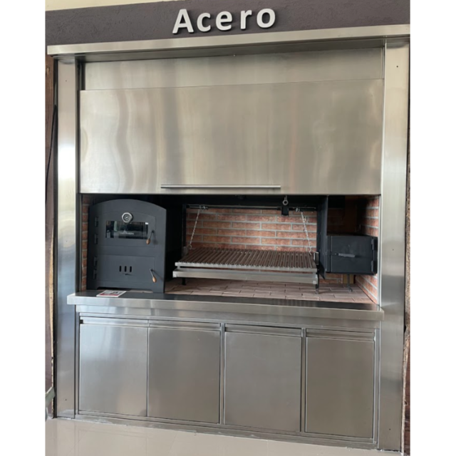 Frente de Parrilla de Acero Inoxidable