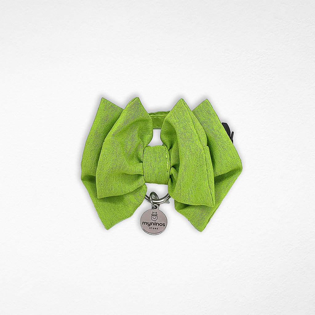Corbatín Para Gatos Verde - Myninos Store