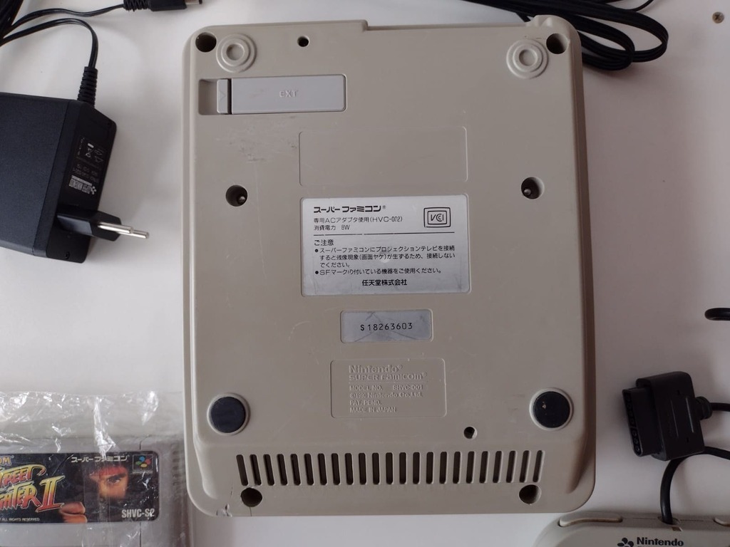 Super Famicom Console Completo Funcionando 100% + 1 Fita Original Stre