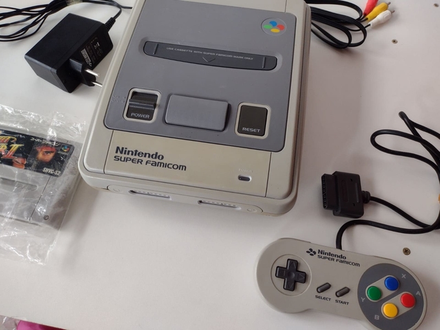Super Famicom Console Completo Funcionando 100% + 1 Fita Original Stre