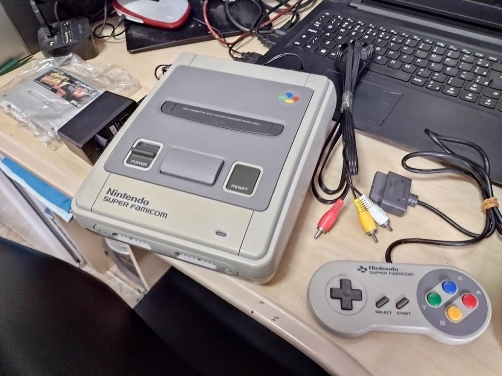 Super Famicom Console Completo Funcionando 100% + 1 Fita Original Stre