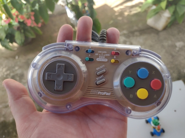 Controle Original SN ProPad Turbo de Super Nintendo Snes