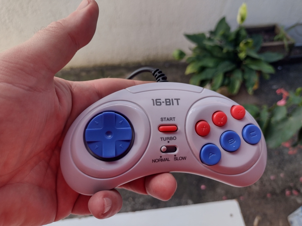 Controle Usado para Mega Drive / Master System / Genesis Turbo 100% fu