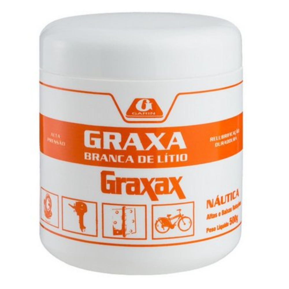 Graxa Náutica Branca de Litio Garin 80g