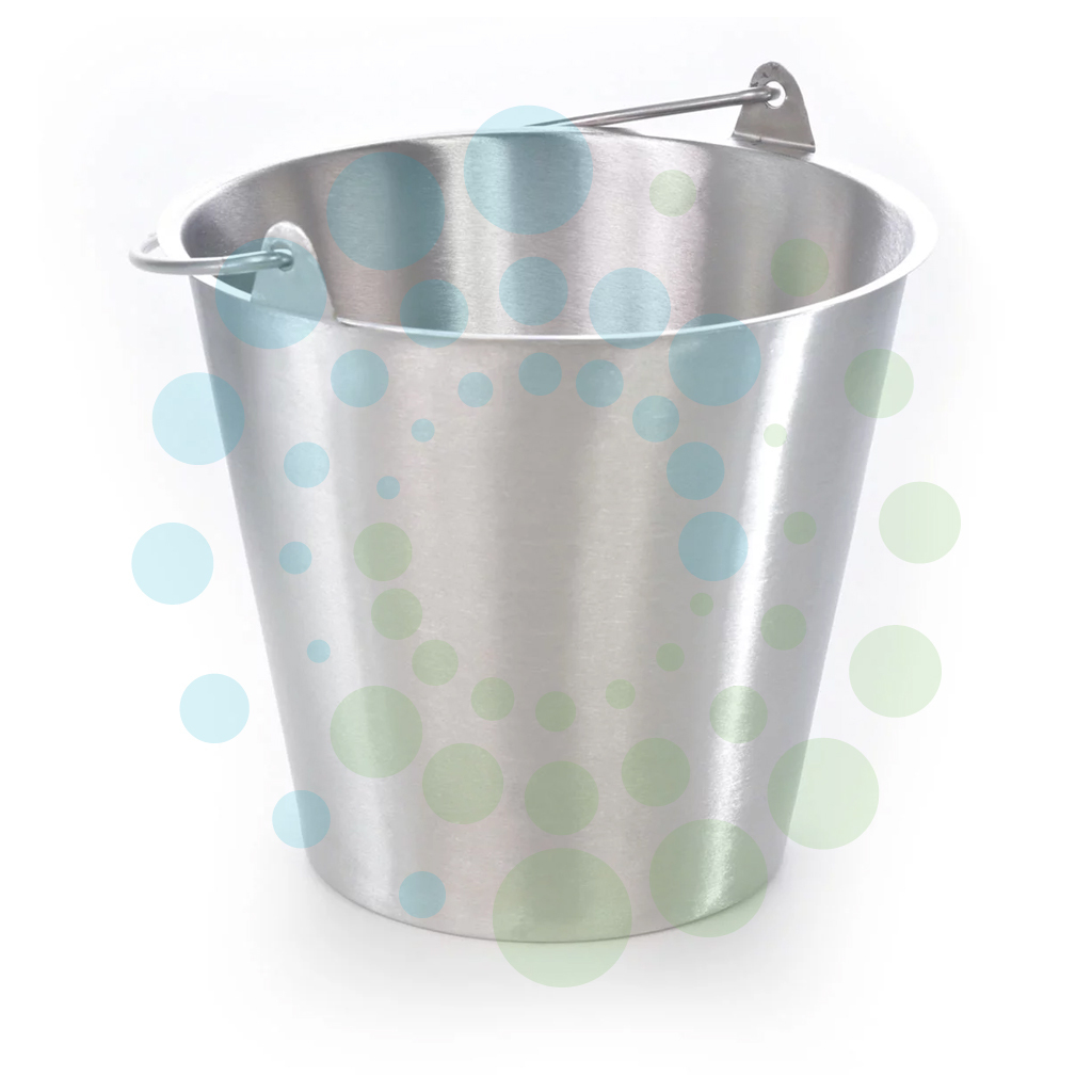 Cubeta de acero inoxidable