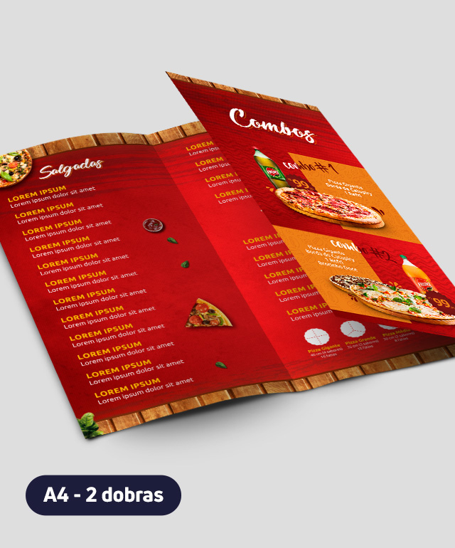 Cardápios Personalizados | Artestilo Gráfica