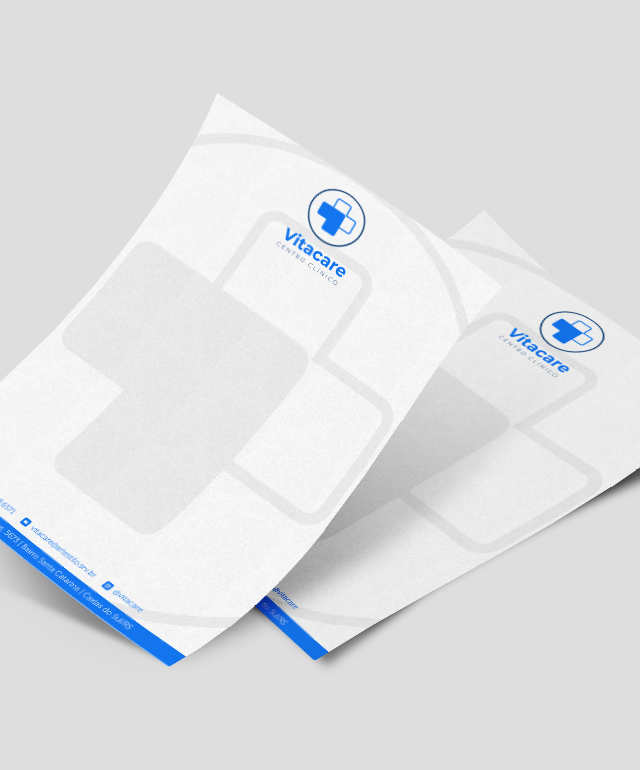 Folhas Timbradas para Medicina | Artestilo Gráfica