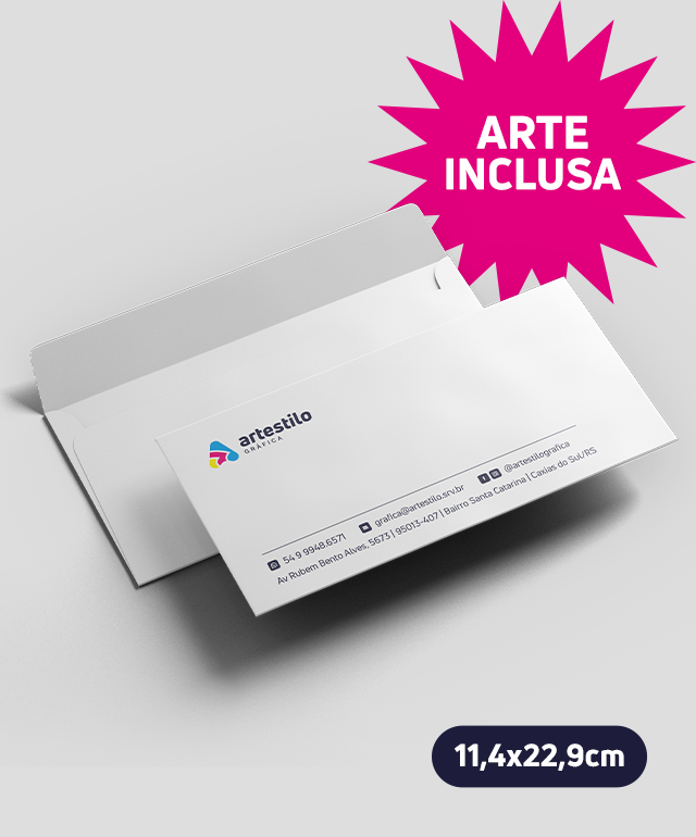 Envelopes Personalizados | Artestilo Gráfica