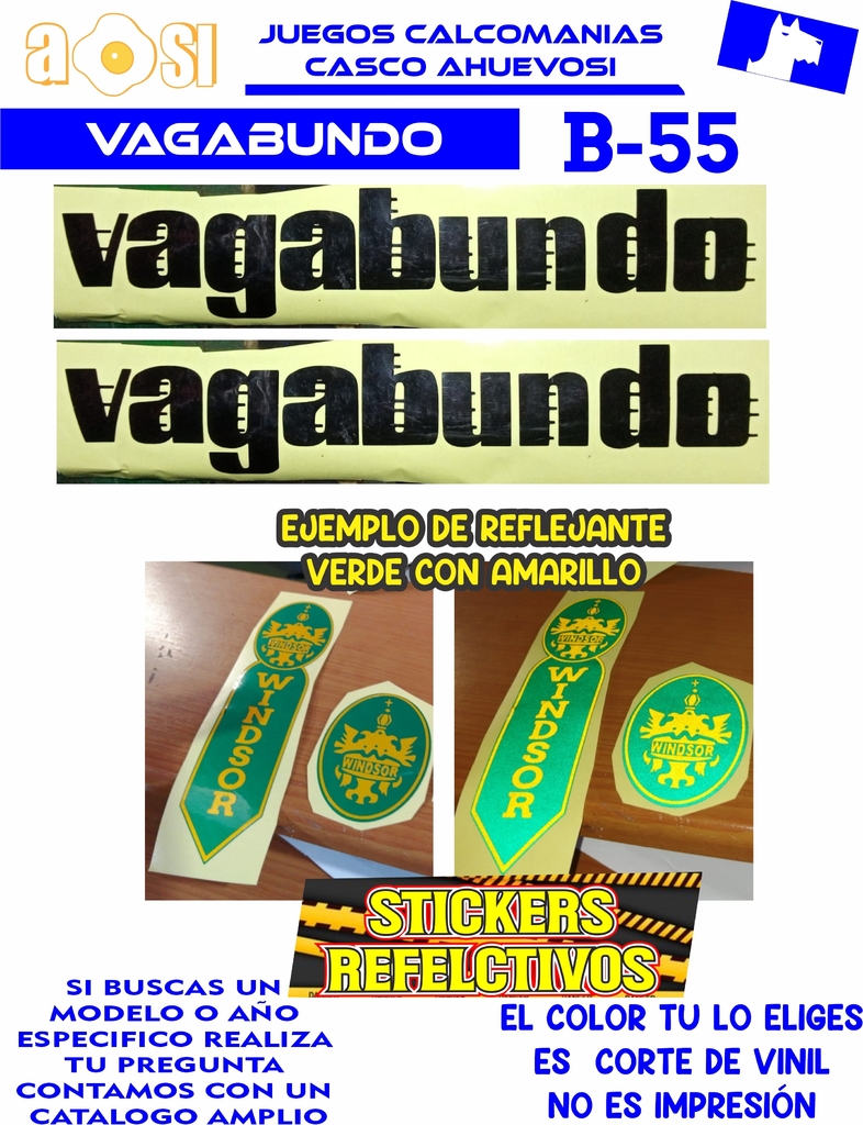 Vagabundo Calcomanias Bicicleta Vagabundo - Ahuevosi