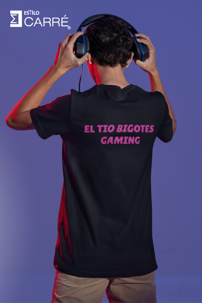 Playera El Tío bigotes Gaming | Playera Gamer Playera El Tío bigotes Gaming | Playera Gamer