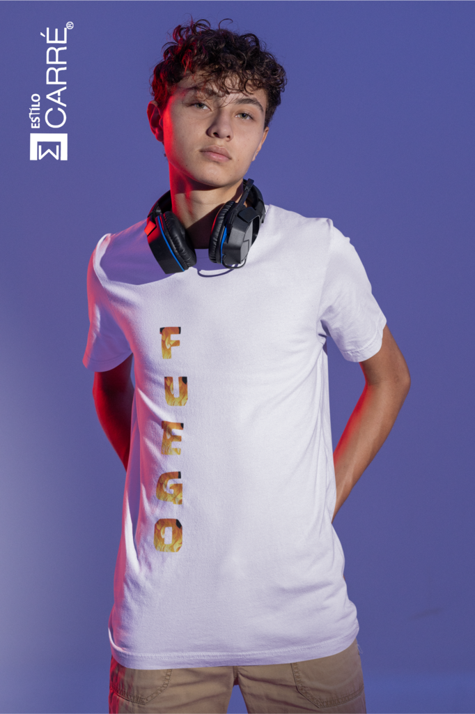 Playera Shion Fuego