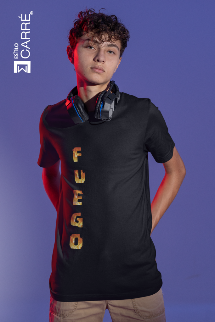 Playera Shion Fuego
