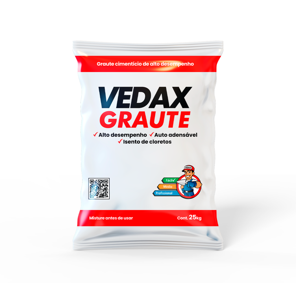 Vedax graute - cimentício - Casa da Vedação