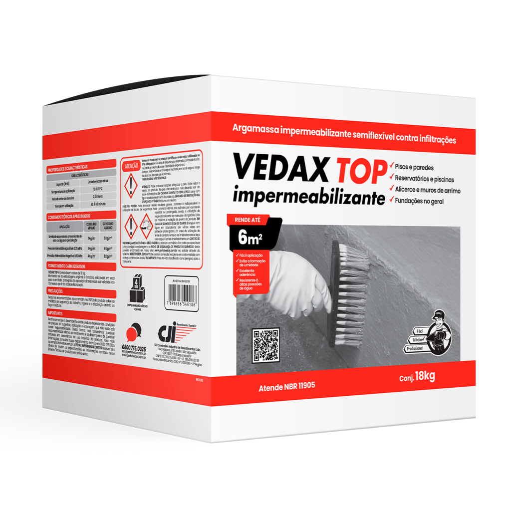 Vedax TOP cx 18Kg - Comprar em Casa da Vedação