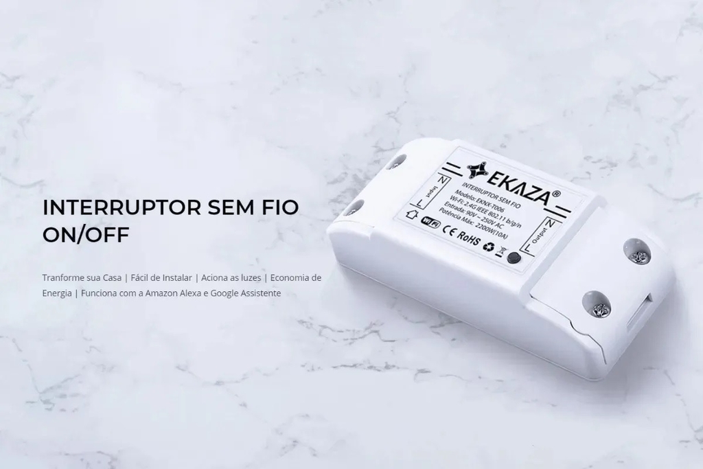 Interruptor Inteligente Alexa Para Automação Wifi Original