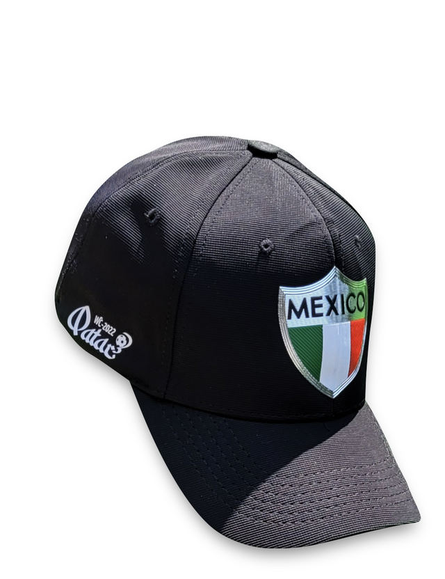 Gorra México Negra Escudo Retro WC-1970 - Pambolero