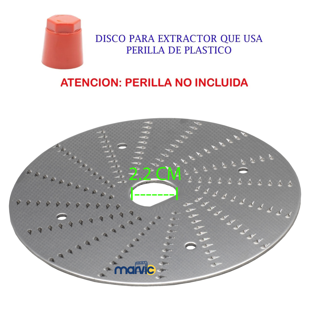 Disco Rallador Navaja Entrada Gde Extractor Turmix Estandar