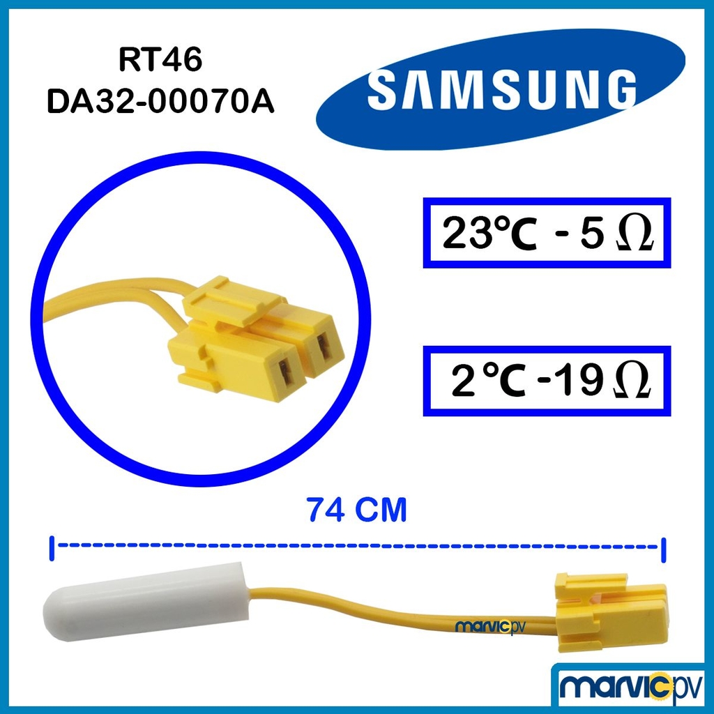 Sensor Termistor Refrigerador Samsung Rt46 Da32-00070a