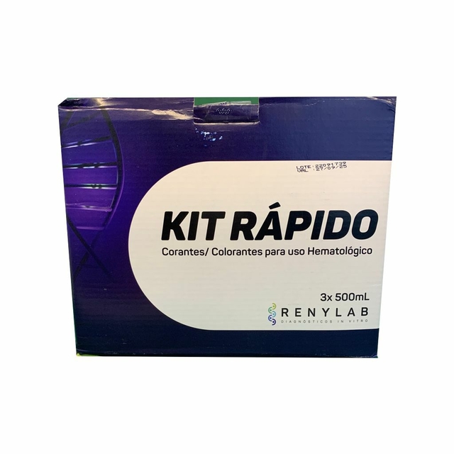 Panotico Corante Rapido Conjunto 3x500ml Renylab