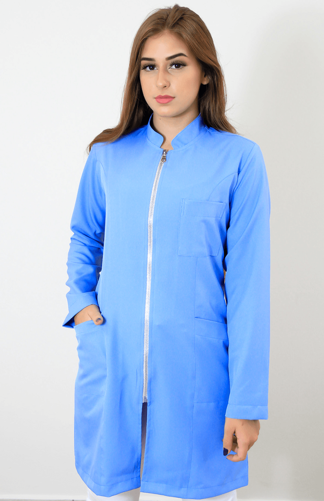 Jaleco Sophia Azul - Comprar em Linea Branca