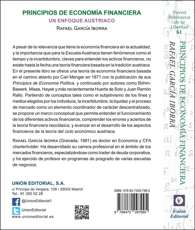 Principios De Economía Financiera. Rafael García Iborra