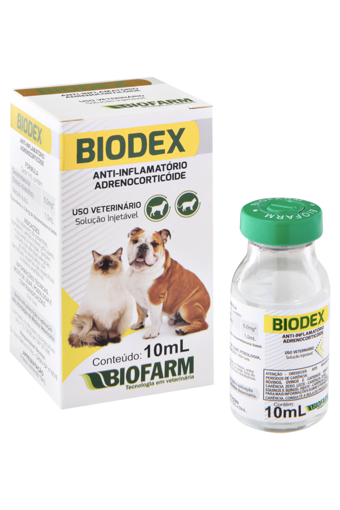 Biodex injetavel - 10ml Biofarm | Haziel Pet