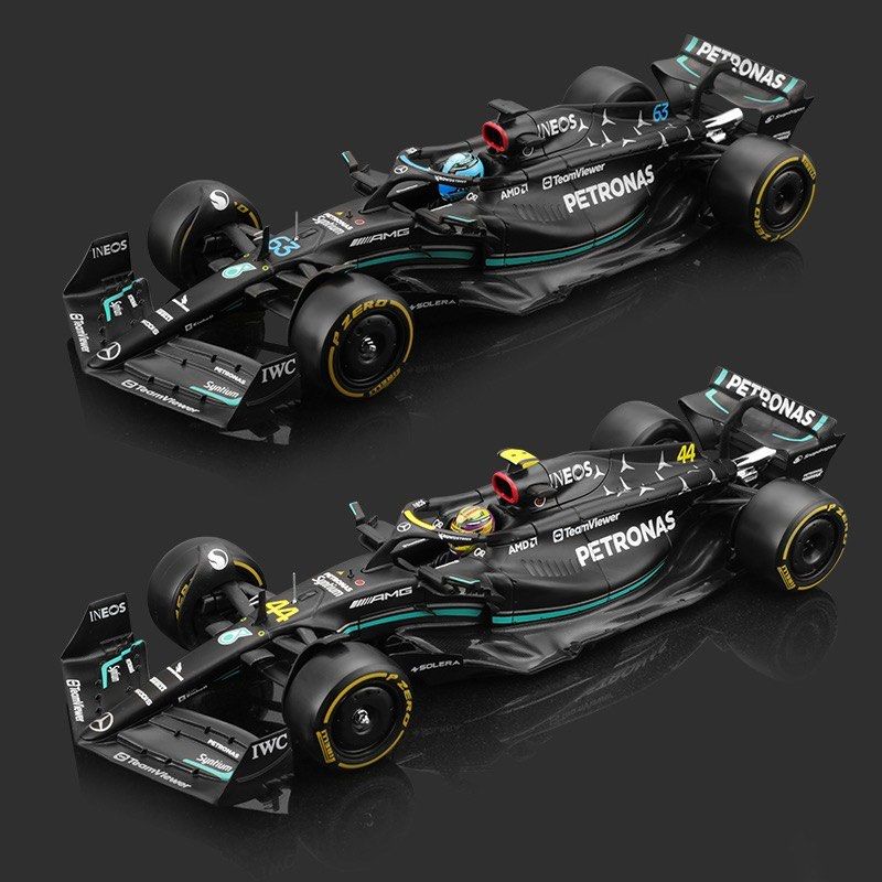 Mercedes-AMG W14 2023 George Russell Lewis Hamilton 1:24