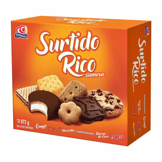 GALLETAS SURTIDO RICO 872 GRAMOS - Comprar en Axudia
