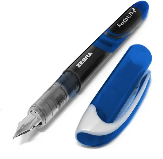 PLUMA FUENTE TINTA LIQUIDA GEL AZUL - Comprar en Axudia