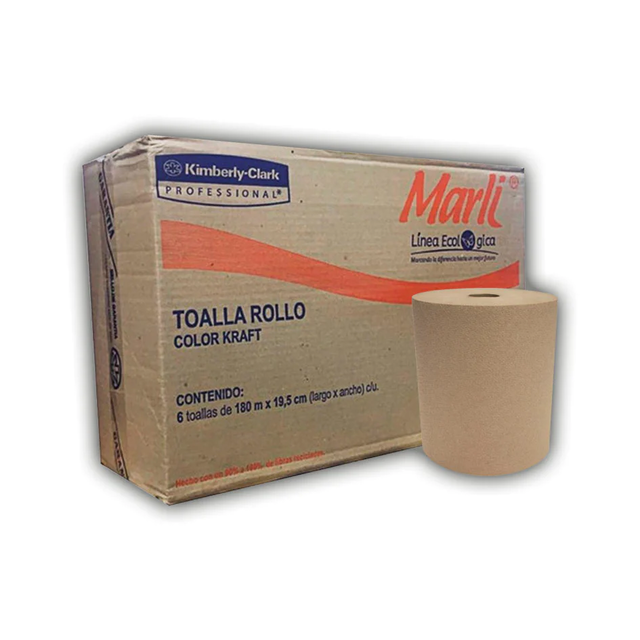 TOALLA EN ROLLO KRAFT DE 180 M - Comprar en Axudia