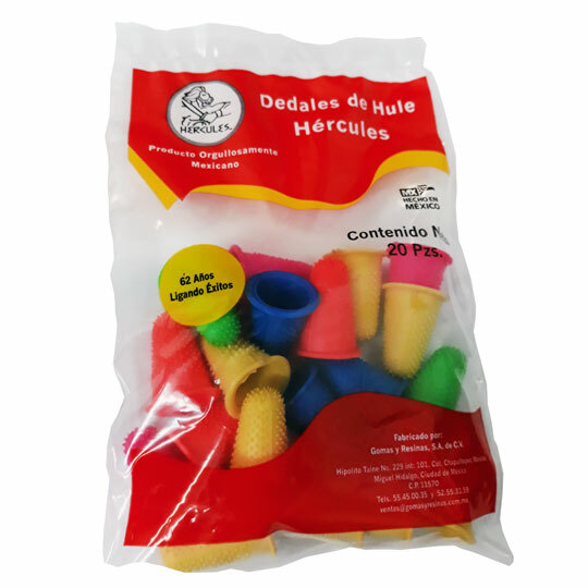 DEDAL DE HULE NO. 12 COLORES SURTIDOS - Axudia