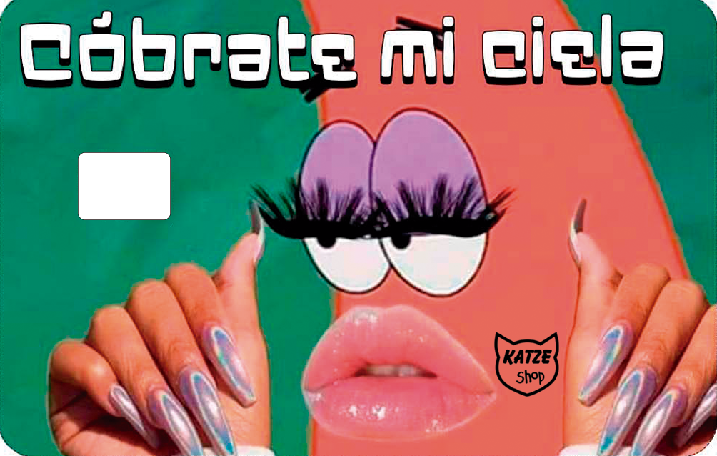 Cobrate, mi ciela - Bob Esponja - Skin tarjetas