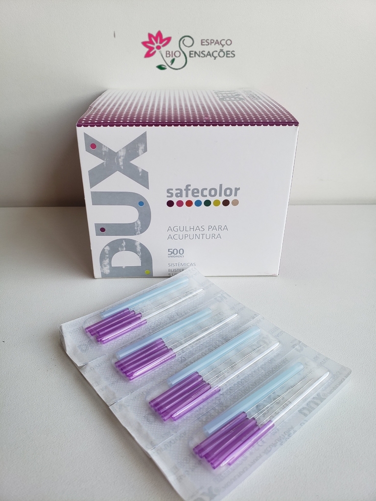 Caixa de Agulha Dux Safecolor 0,30X40mm - 500 Unidades