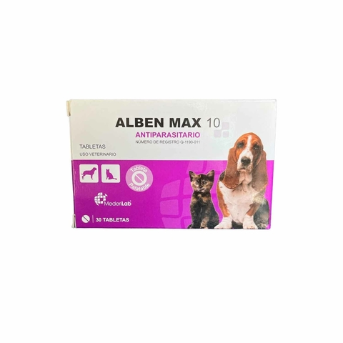 ALBEN MAX 10 30 TABLETAS MEDERILAB - Provetla