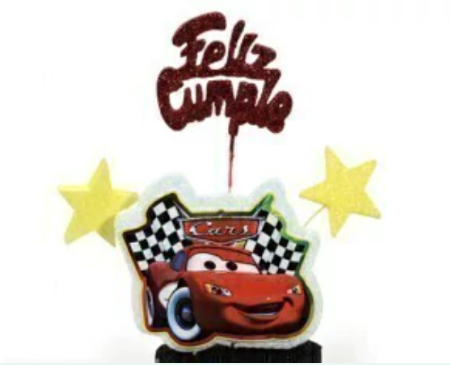 pack feliz cumpleaños cars - A PRIMERA VISTA
