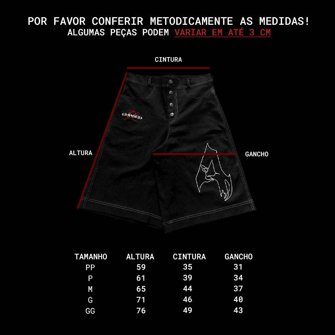 EVIL BLACK JORTS - Comprar em CURSED
