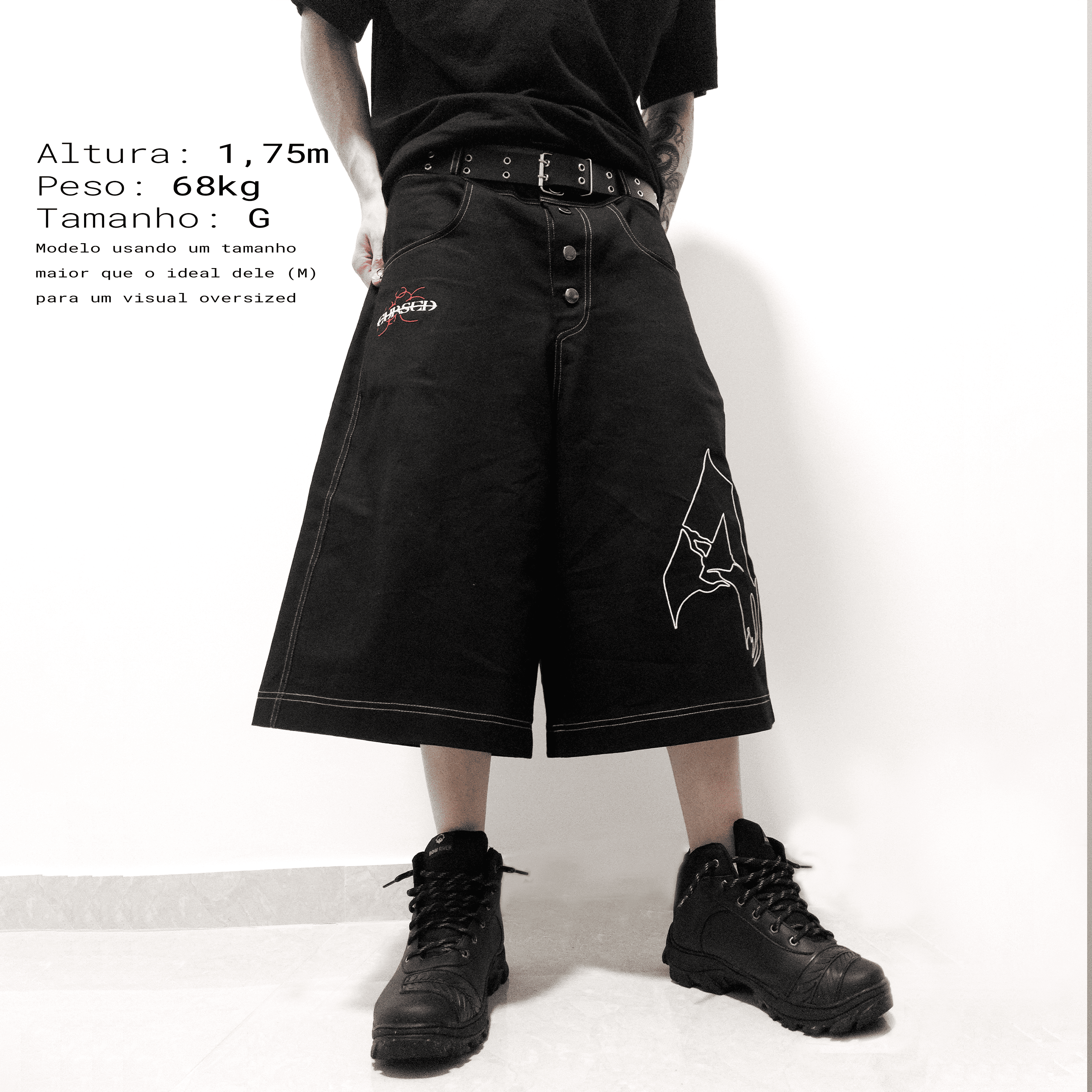 EVIL BLACK JORTS - Comprar em CURSED