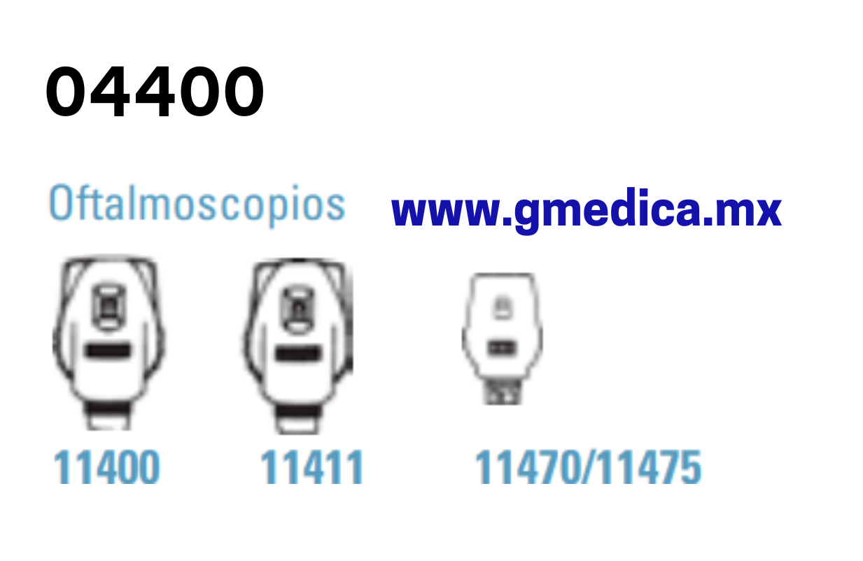 Foco 04400 tipo Welch Allyn - G MEDICA, SA DE CV