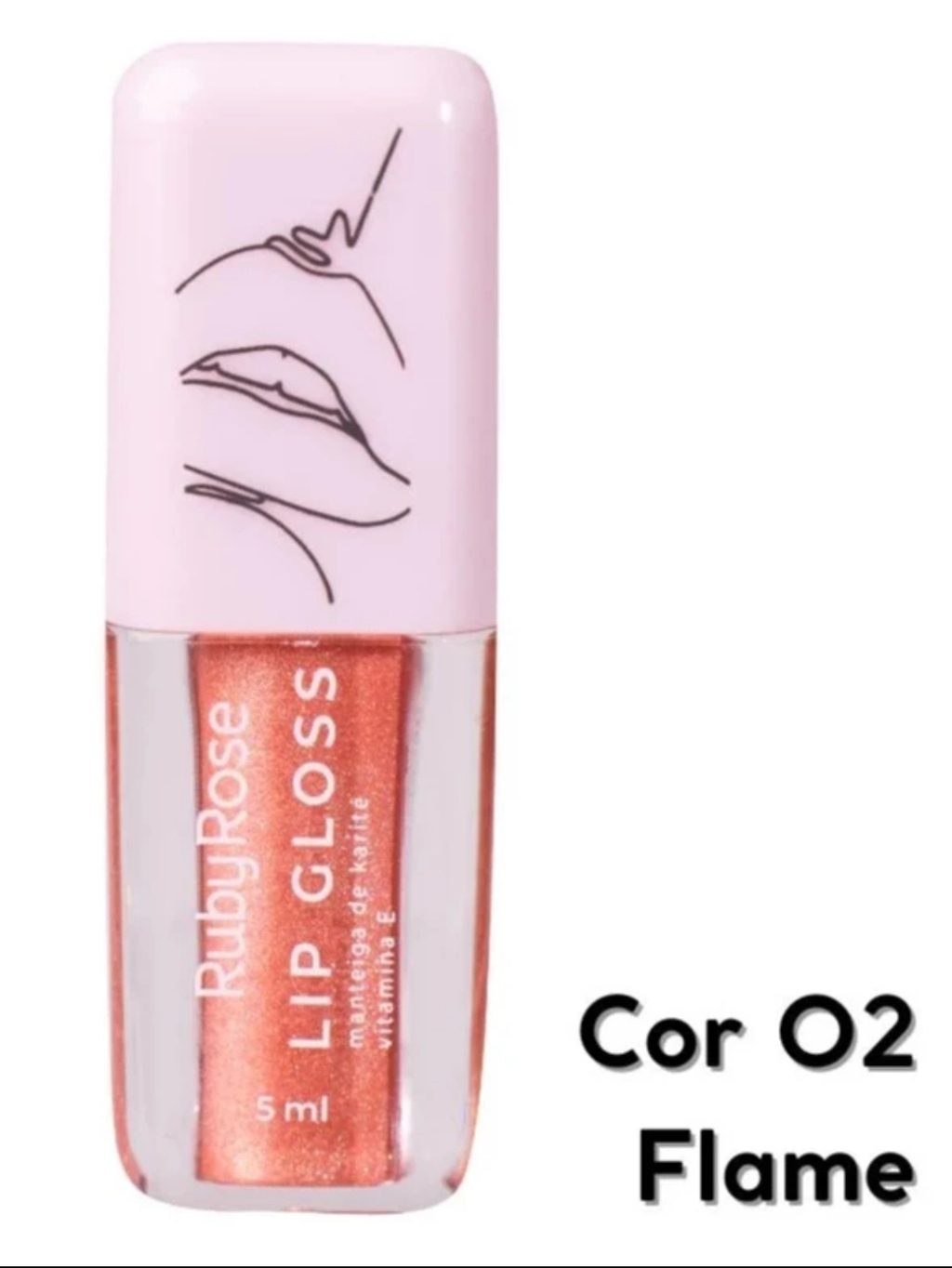 lip Gloss Glitter Ruby Rose - Tha Fashion Makes