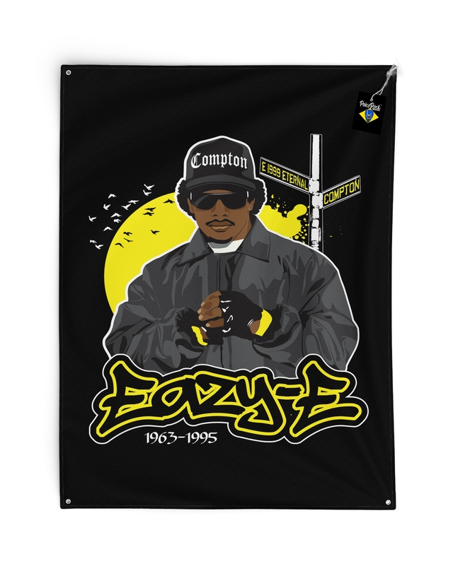Bandeira grande decoração Eazy-E rapper americano Eric Lynn Wright