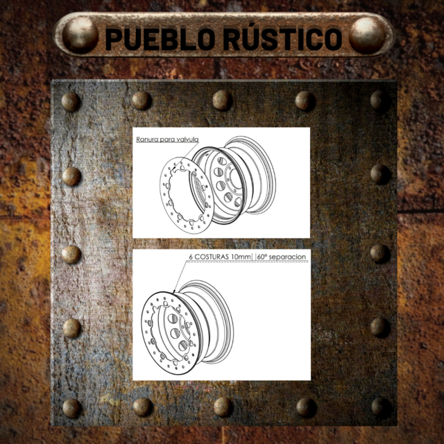 Kit Aros Beadlocks Cuatriciclos - PUEBLO RÚSTICO