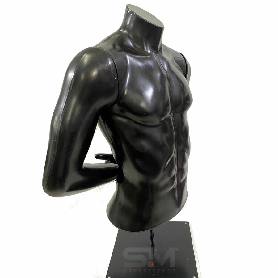 Manequim Masculino Com Braço. Acompanha Base