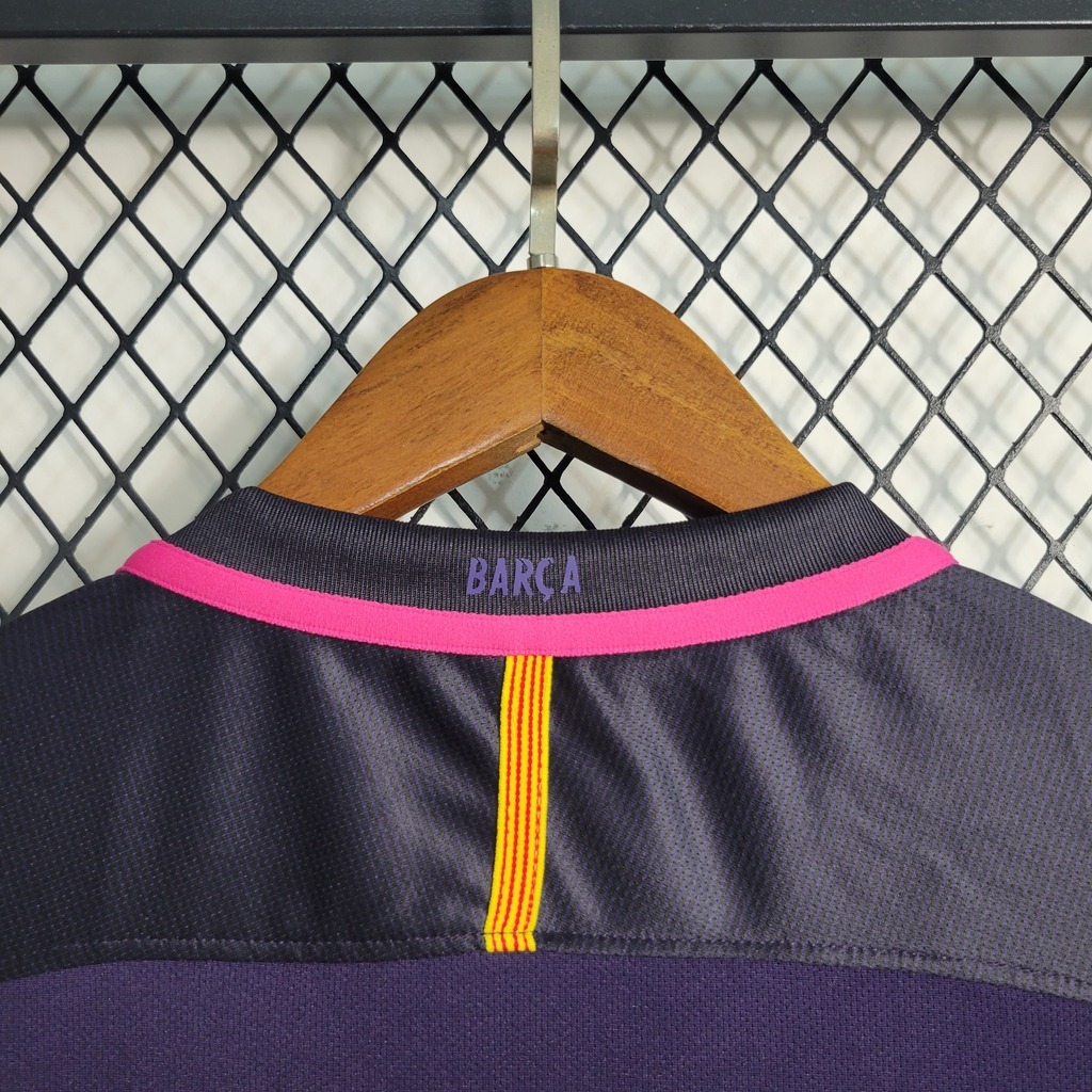 Camisa Retrô Barcelona Away 2016/2017 Torcedor Masculina - Roxa