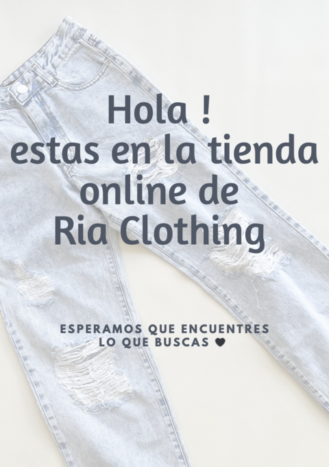 Tienda Online de RIA CLOTHING