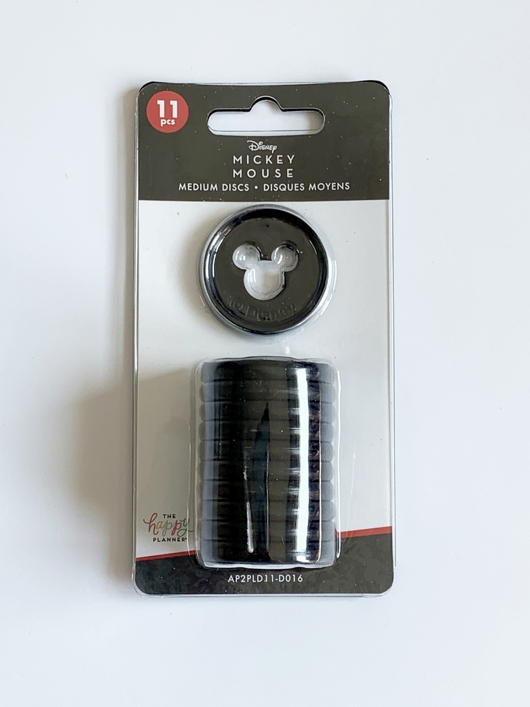 Discos Médios de Plástico Preto - Disney Mickey Mouse Discs - The Happy ...