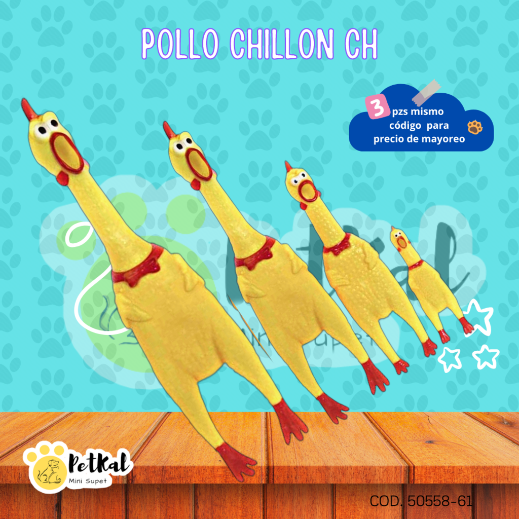 Pollo chillón - Comprar en Petkal Minisupet