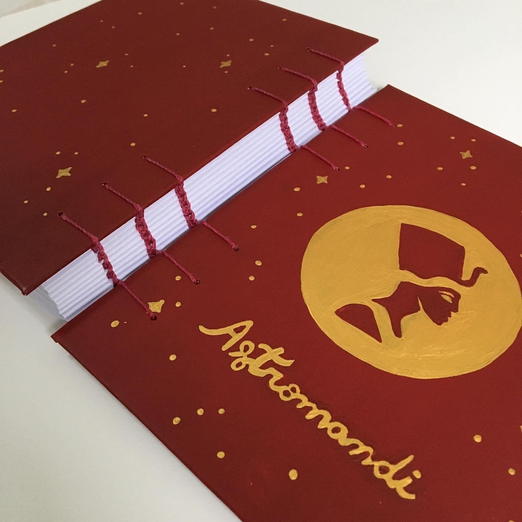 Bloco de notas Costurado Personalizado - Seu logo