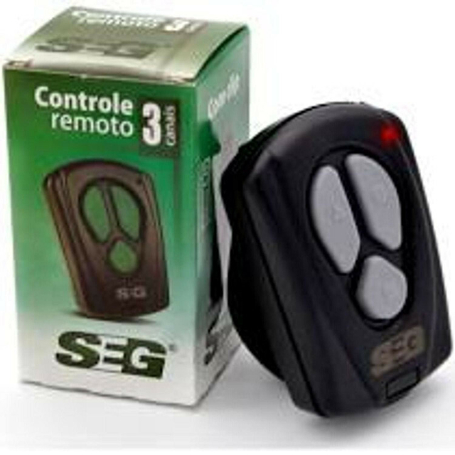 Controle Remoto TX 433mhz SEG 3 BOTÕES NEW SEG