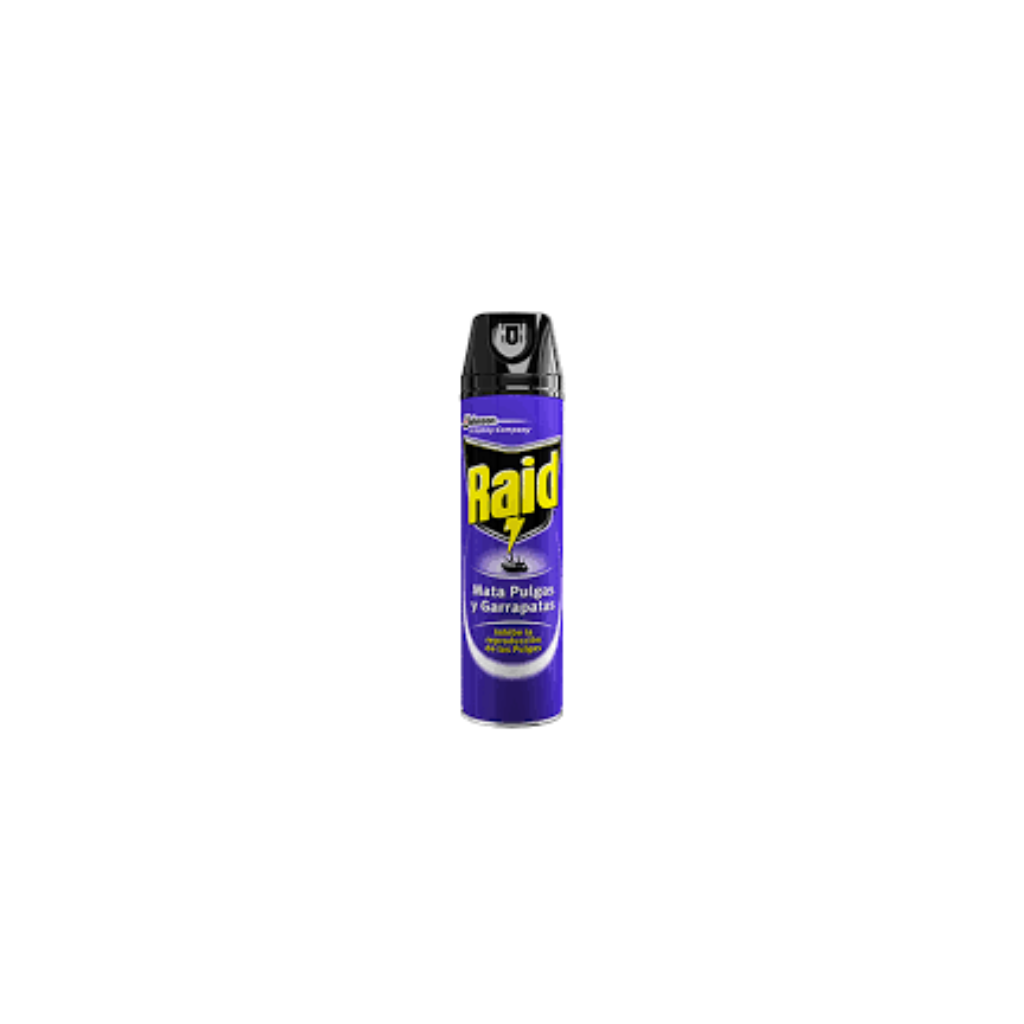 Raid Insecticida mata Pulgas y Garrapatas